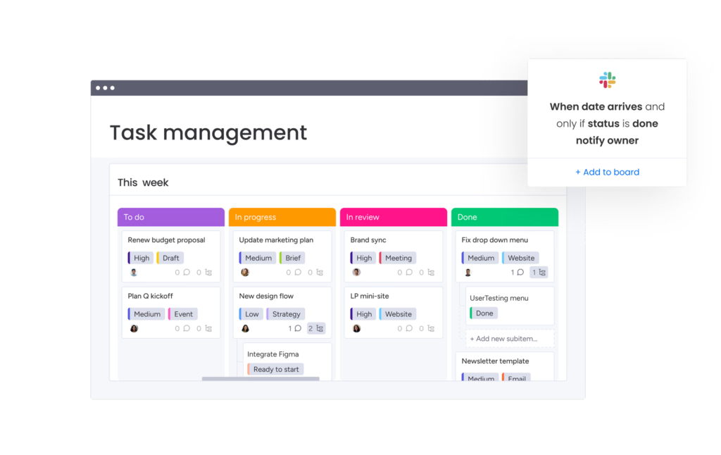 Monday Work Management Workiflow